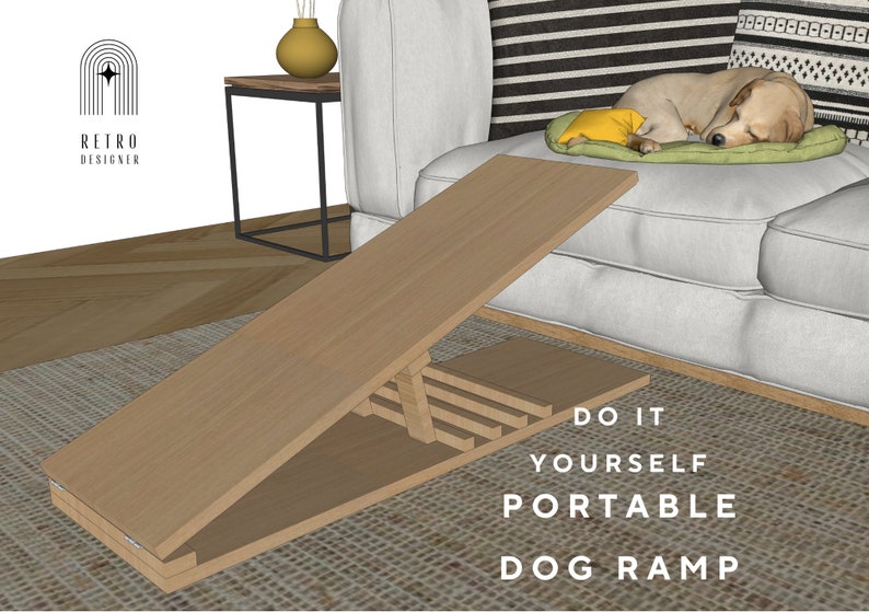 Dog Ramp Plan | Pet Ramp Project | Adjustable Animal Ramp | Cat Ramp ...