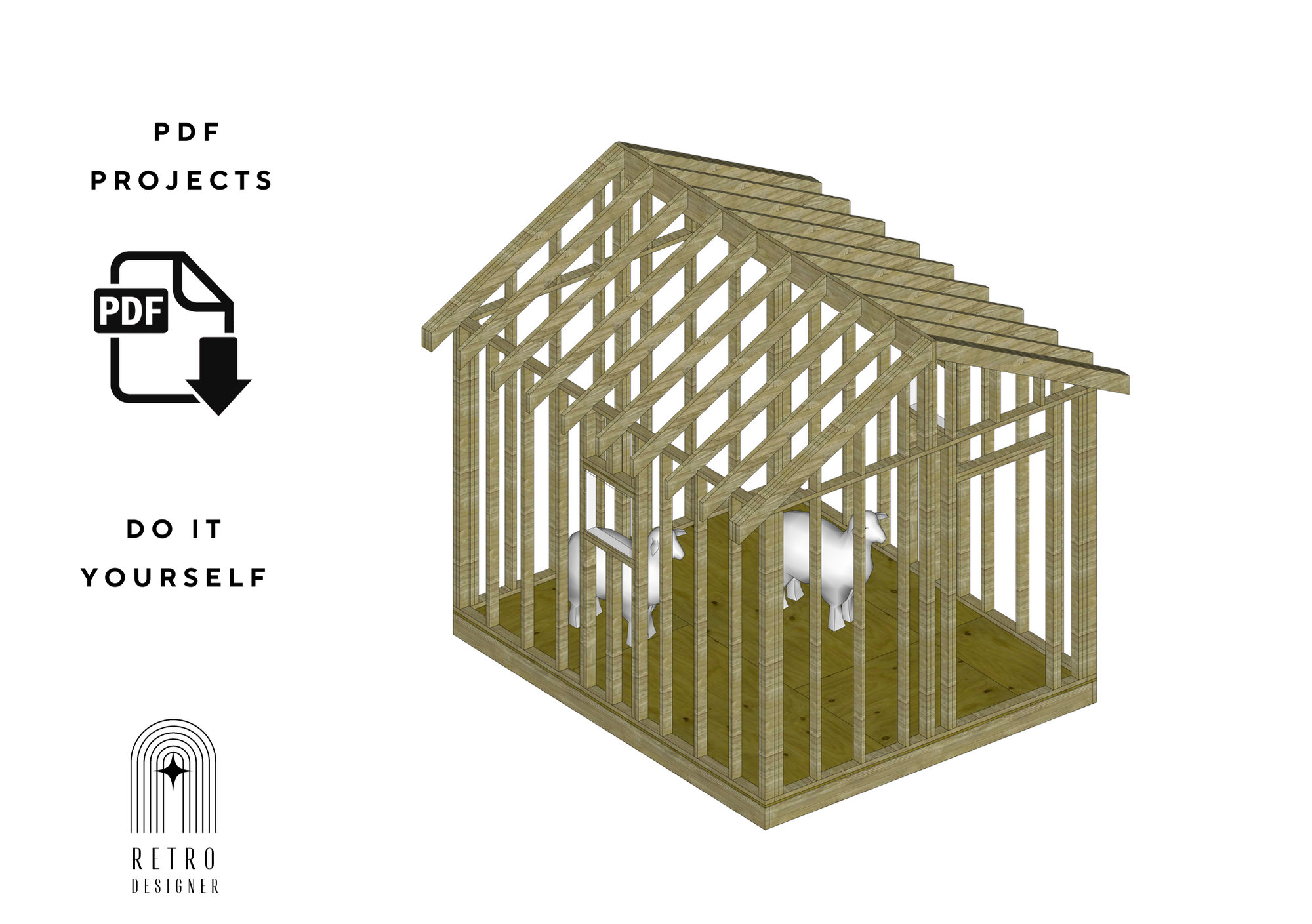 Goat Sheep Shed, Shed Cabin Plan ,10x12 Storage Shed Plans, Storage ...