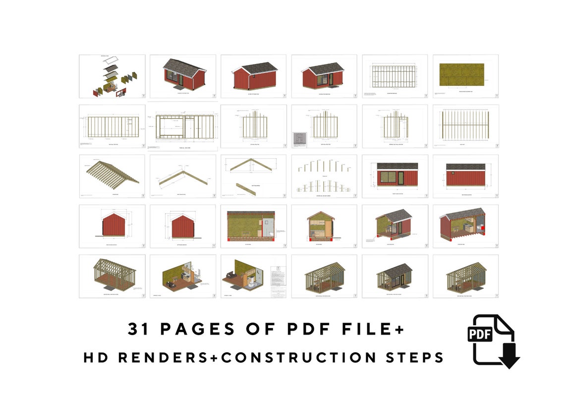 10x20 Small House Plans, Tiny House Plans , Small Cabin Floor Plans ...