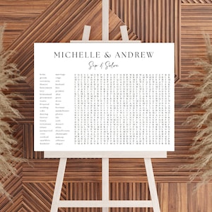 Custom Wedding Word Search Template, Wedding Games Personalized Word ...