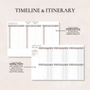 Wedding Planner Spreadsheet Wedding Budget Tracker Wedding Timeline ...