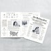 Newspaper Wedding Template Bundle Editable Wedding Newspaper - Etsy