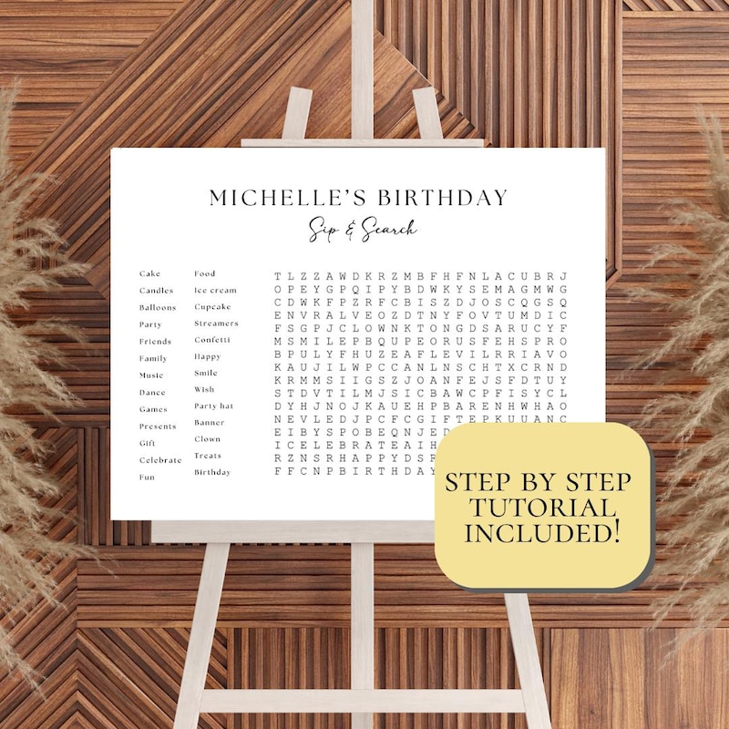 Plr Word Search Puzzle - Etsy