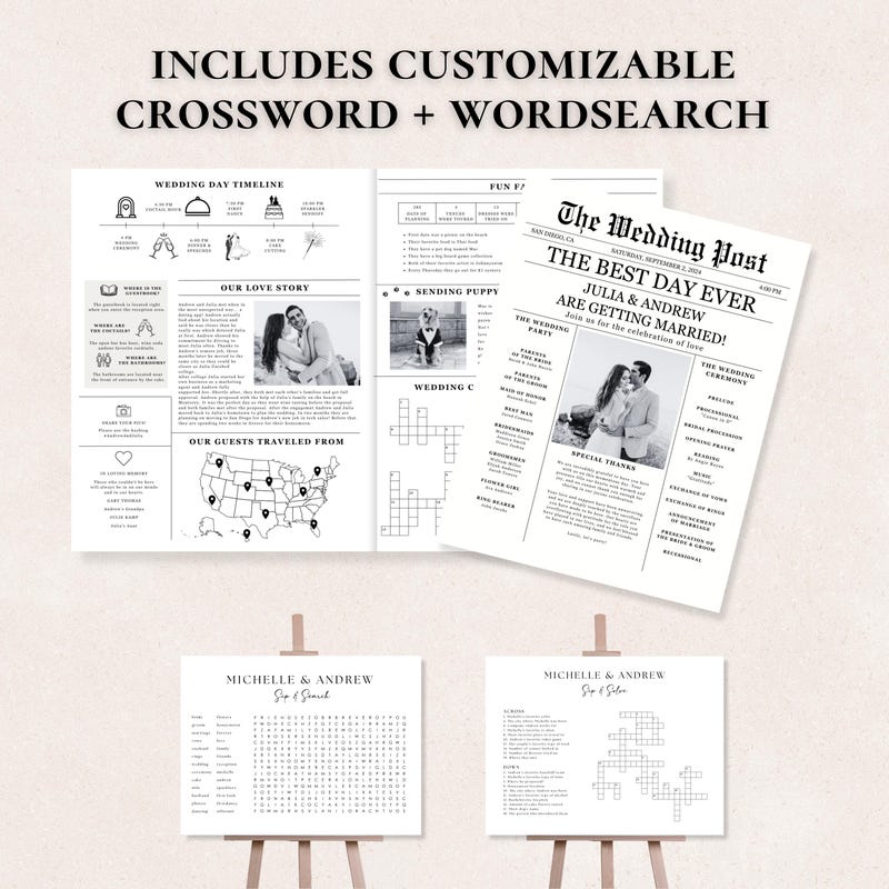 Canva Newspaper Booklet - Etsy