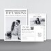 Wedding Magazine Invitation Template Wedding Details Card Magazine ...
