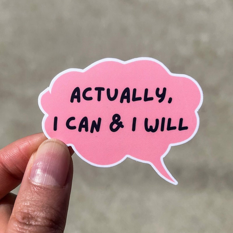 Actually I Can - Etsy