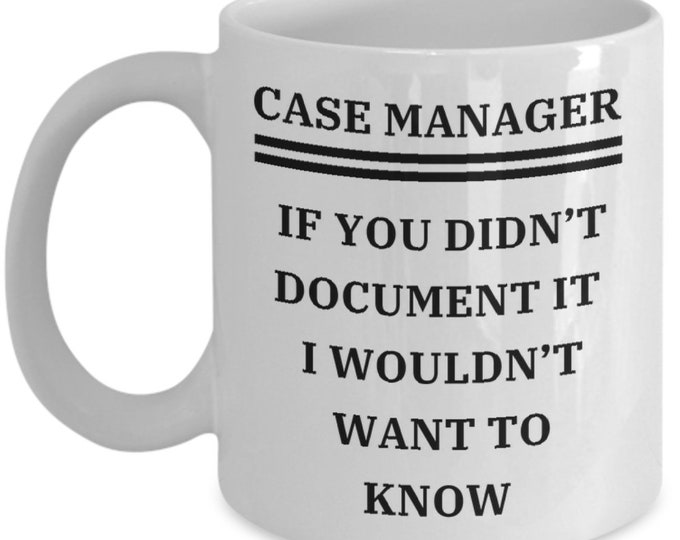 Case Manager Gift Idea for Men and Women Funny Appreciation Present for ...