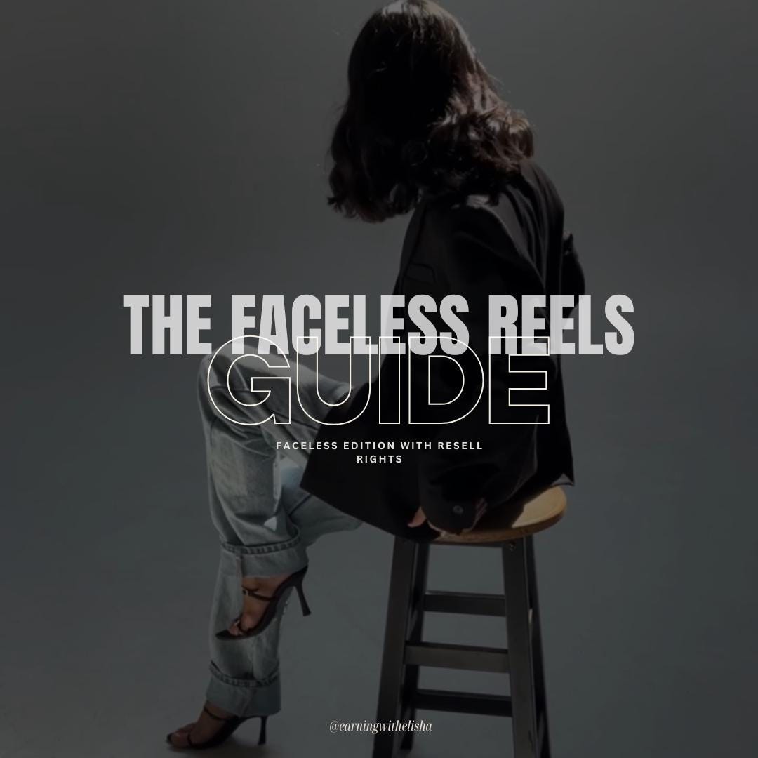 The Faceless Reels Guide - Etsy