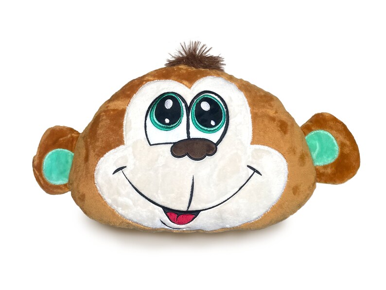 Monkey Mood Plush Pillow - Etsy