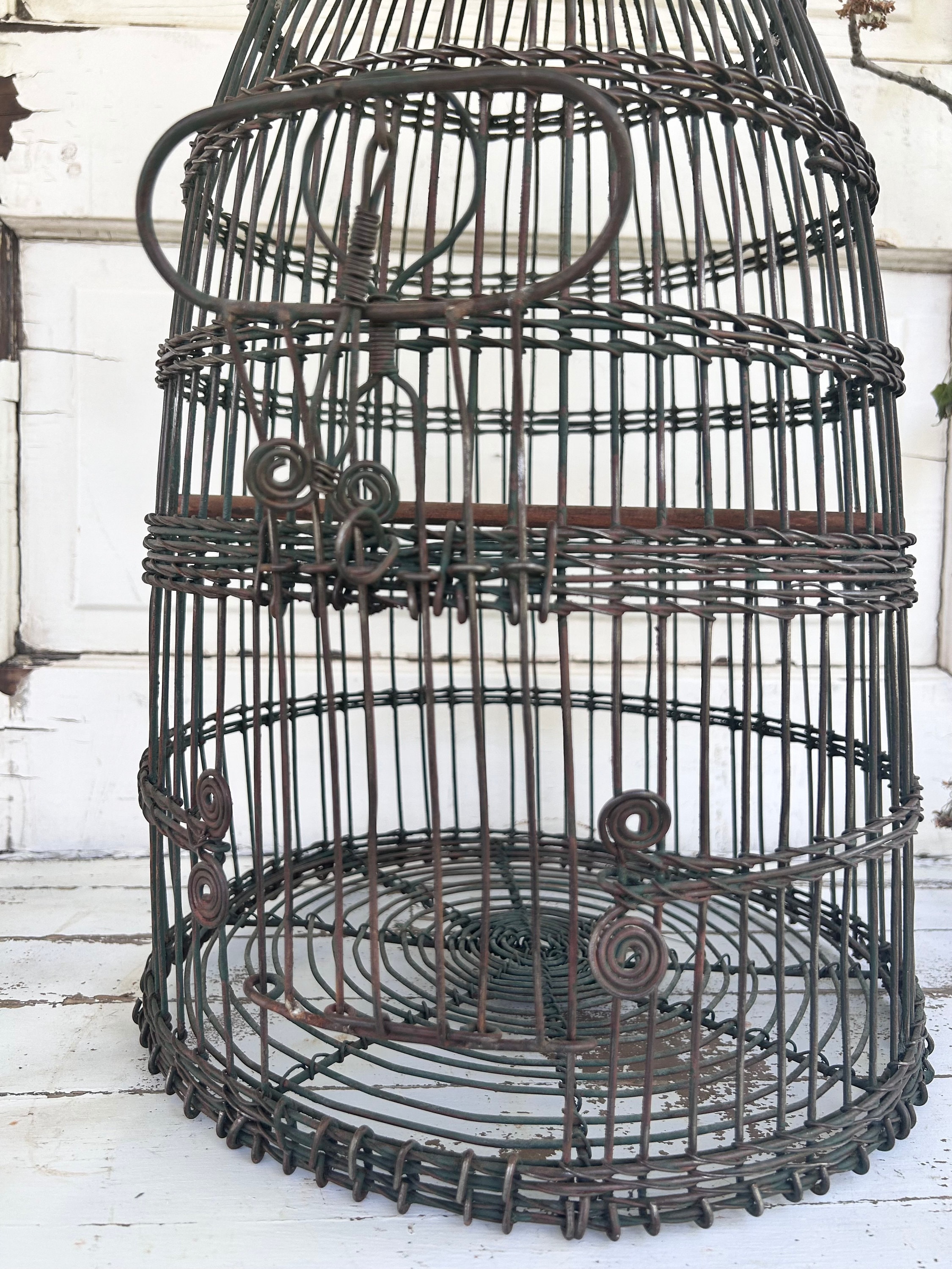 Antique 19th Century Wire French Bird Cage | French Country | Cottage ...