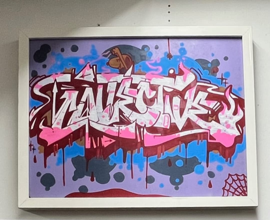 Collective Graffiti Handstyle Art Piece Hip Hop - Etsy