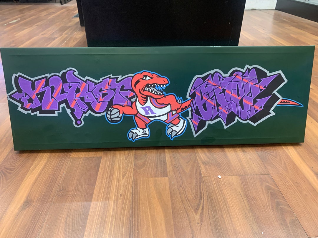 Graffiti Style Raptors Painting by Enter and Curst - Etsy