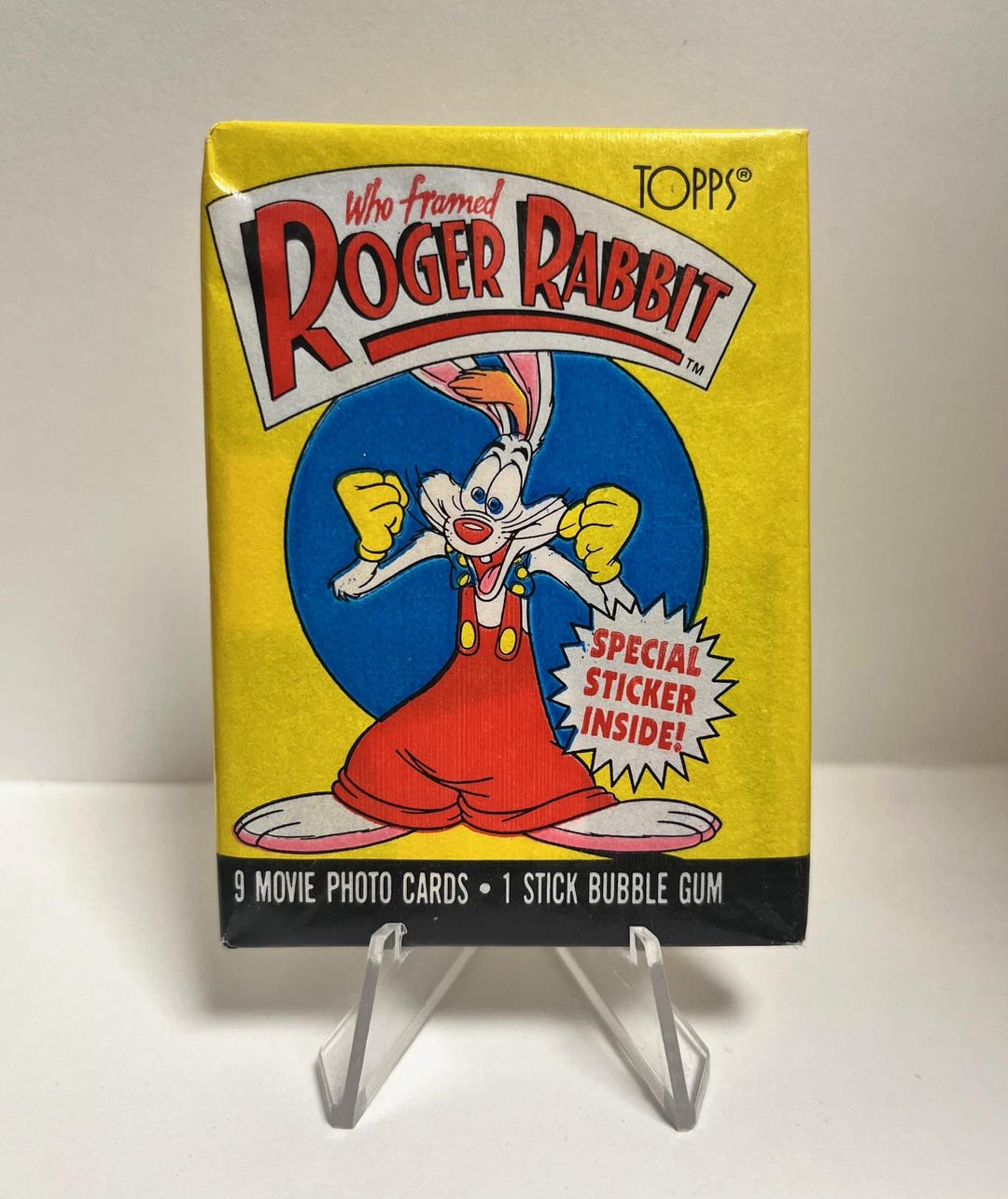 Who Framed Roger Rabbit Vintage Wax Pack Cards - Etsy