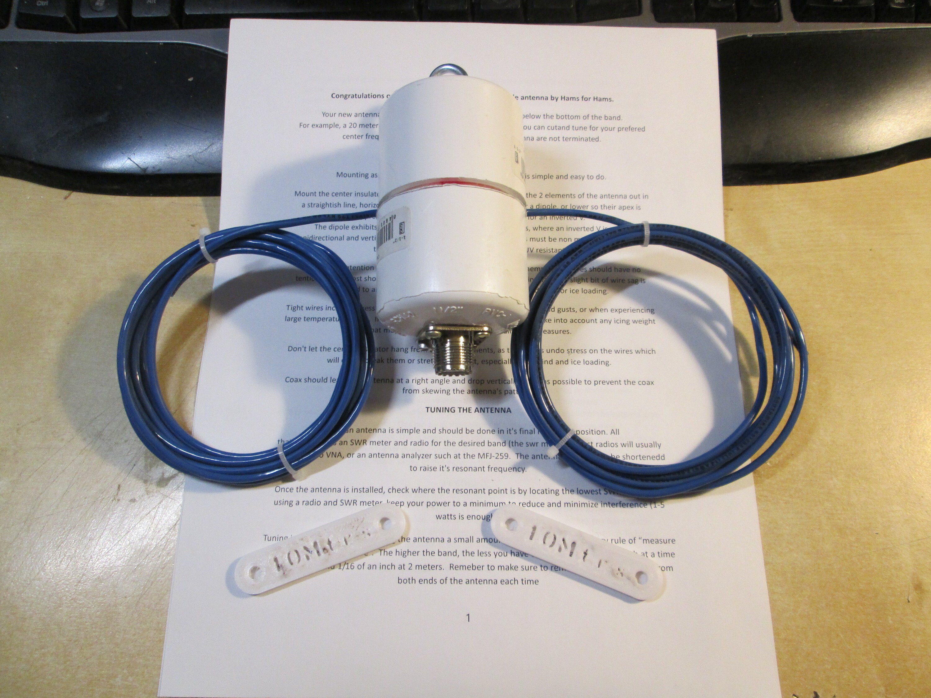 30meter/10.1mhz 1/2 Wave Dipole Antenna for Amateur/ham Radio - Etsy