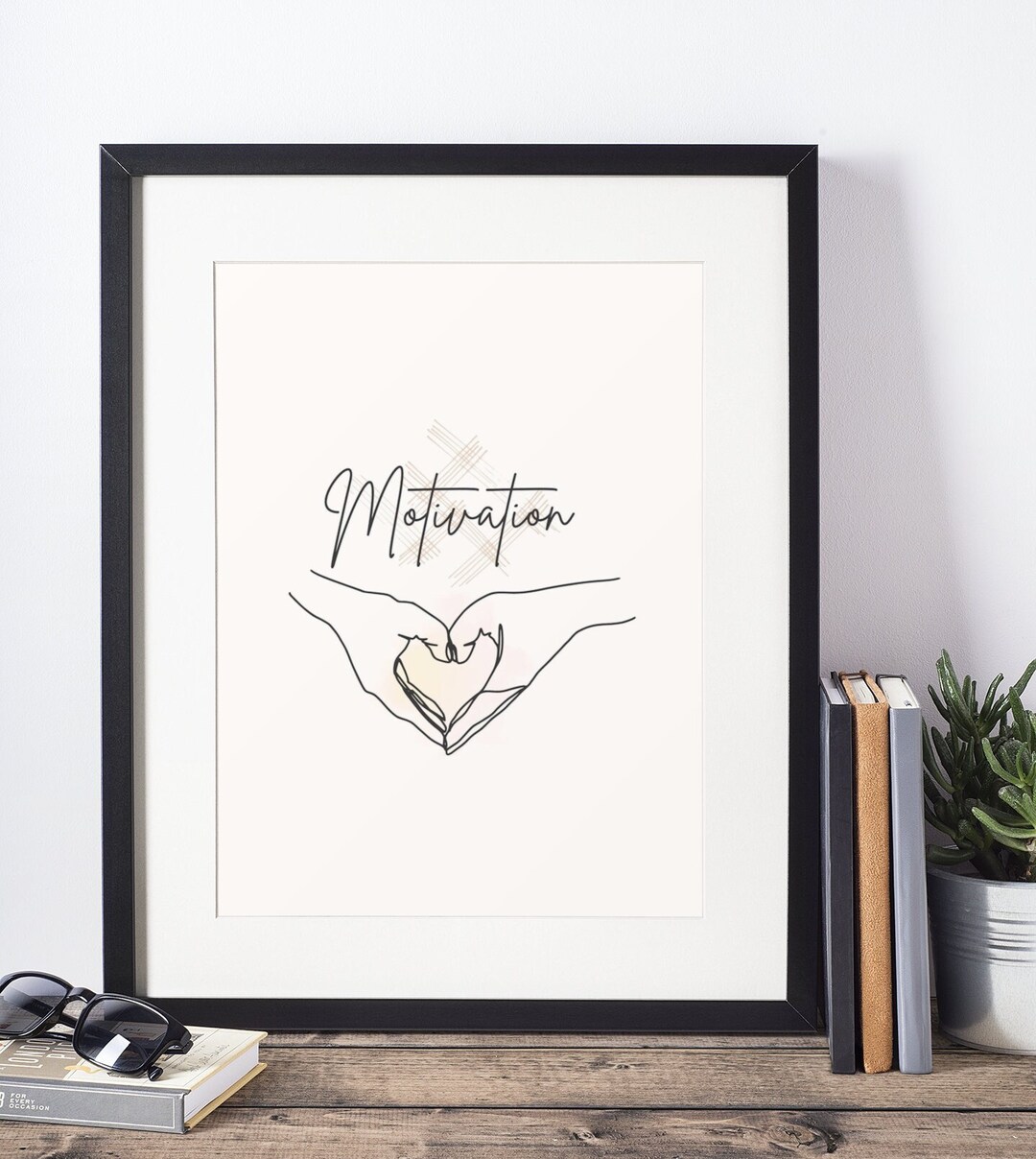 Line Art motivation Quote Digital Print, Line Illustration, Quote Art ...