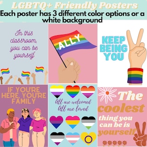 LGBTQ+ Friendly Posters - Etsy