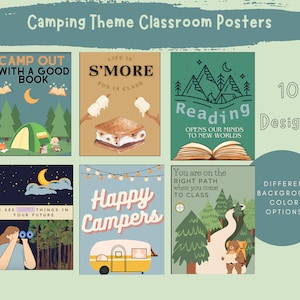 Camping Classroom Posters 16x20 - Etsy