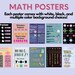 10 Math Class Posters! Strategies, Encouragement, and Anchor Chart ...