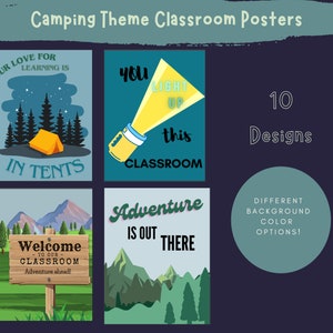 Camping Classroom Posters 16x20 - Etsy