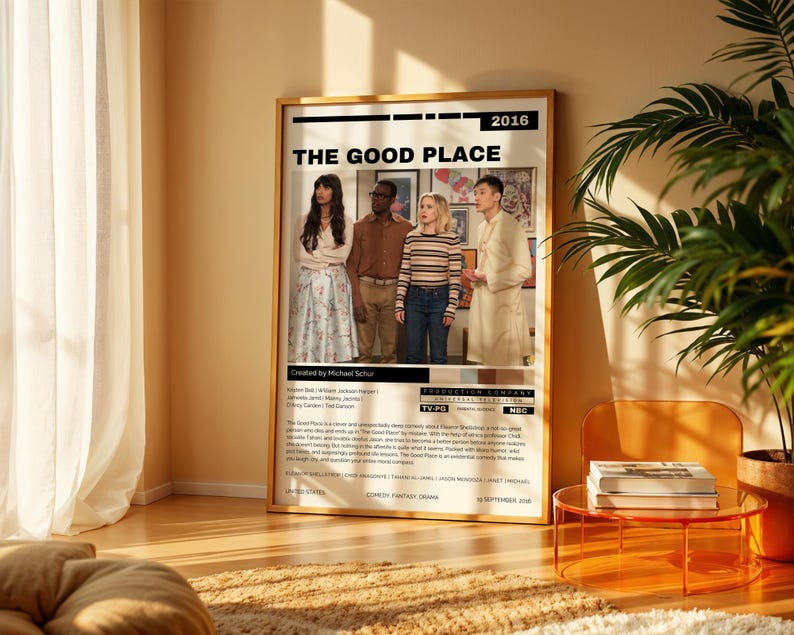 Custom TV Show Poster | Personalized Scene Print | TV Series Fan Art ...