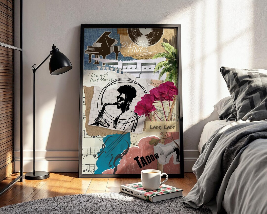 Masego Aesthetic Poster | “tadow” Inspired Jazz-soul Wall Art | Mixed ...