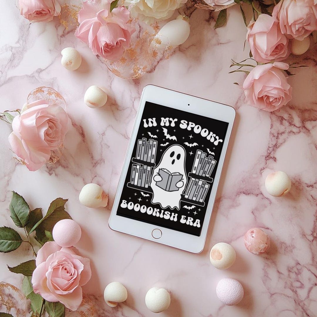 Kindle Lock Screen in My Spooky Bookish Era Ghost Customized Kindle ...