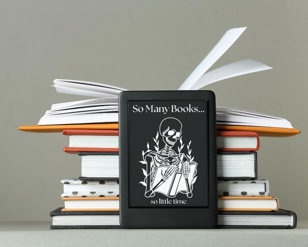 Kindle Lock Screen Skeleton Reading Customized Kindle Book Cover Kindle ...