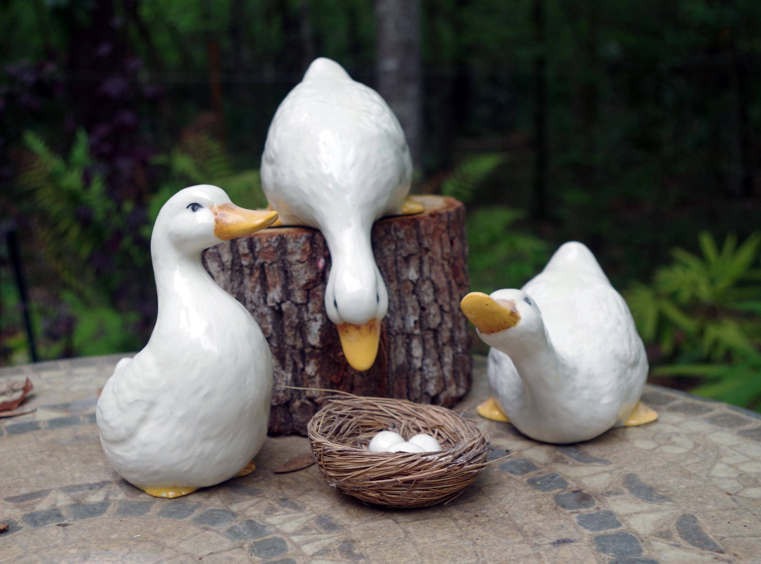 7 Inch Head Out Duck Geese Figurine - Etsy