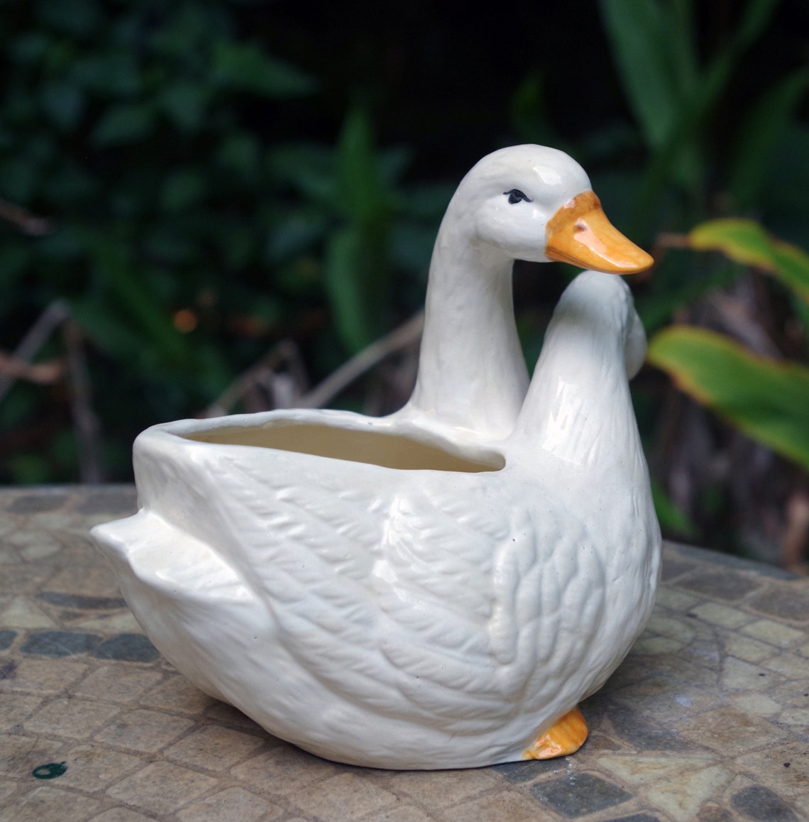 Double Headed Duck Planter - Etsy