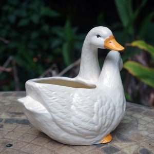 Double Headed Duck Planter - Etsy