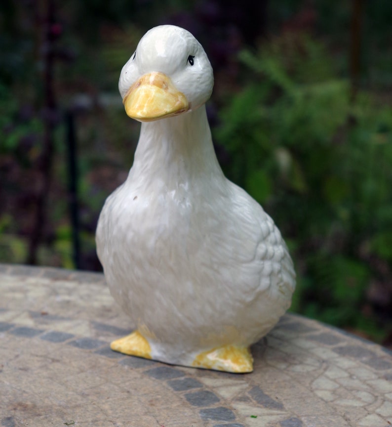 Duck /goose Planter Facing Left 11 Inch Ceramic - Etsy