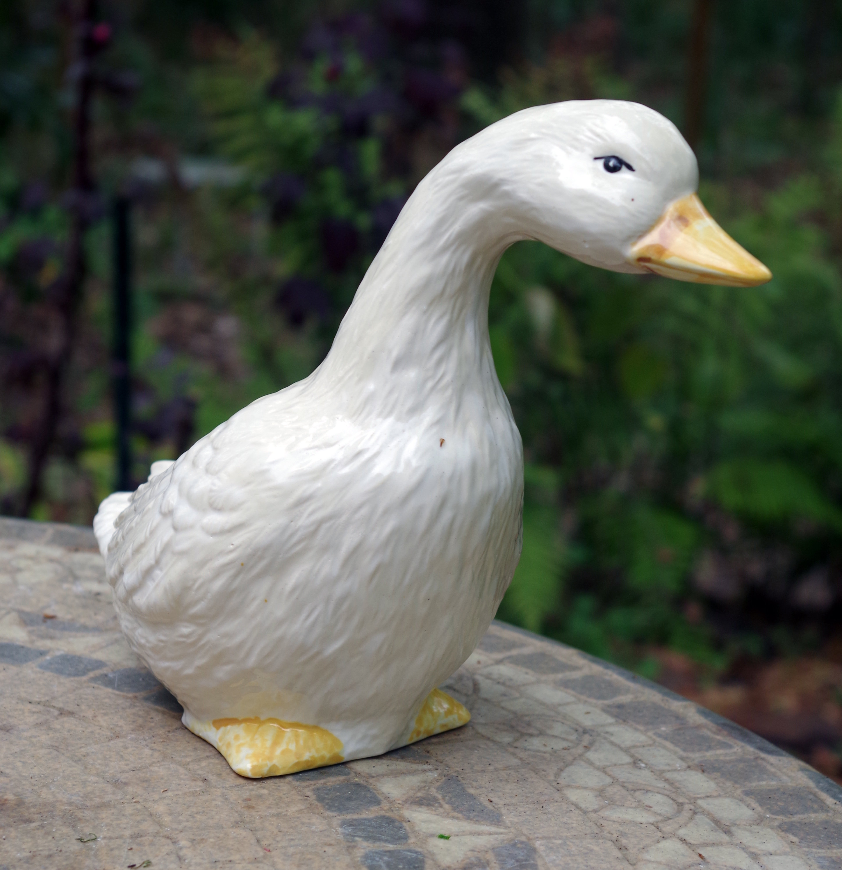 Duck /goose Planter Facing Left 11 Inch Ceramic - Etsy