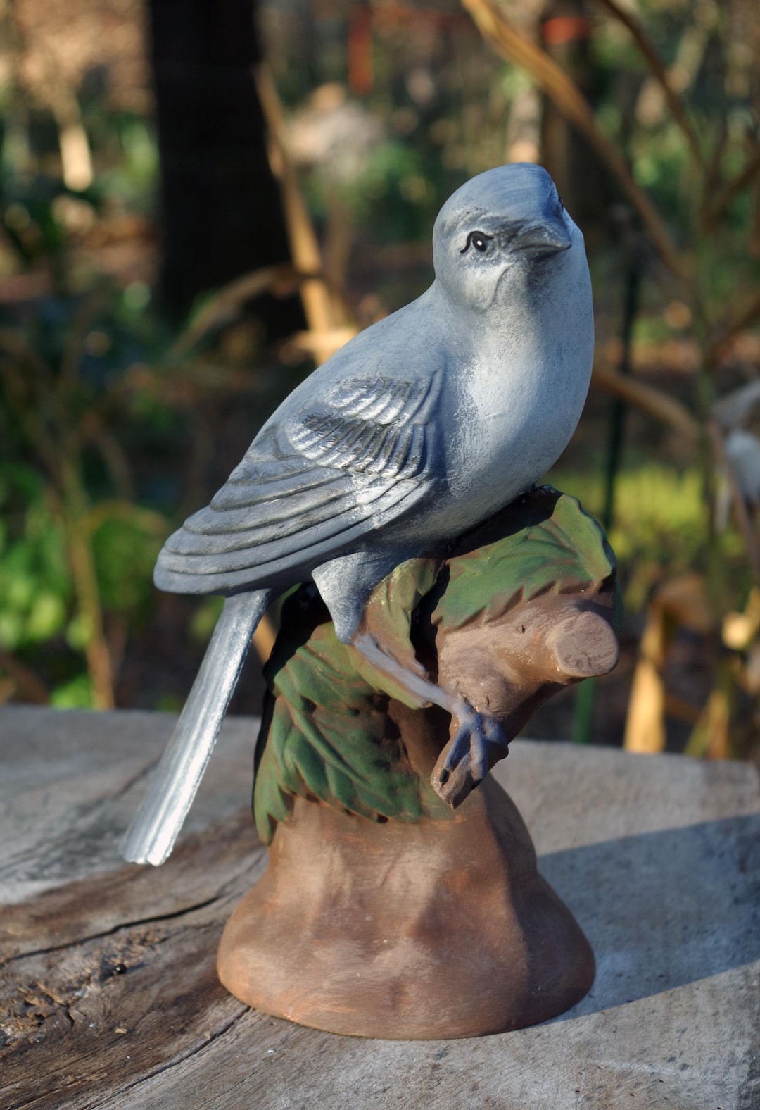 Mockingbird Statue Hand Painted - Etsy