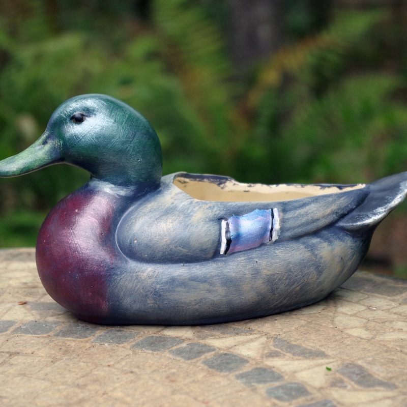 Mallard Duck Planter - Etsy