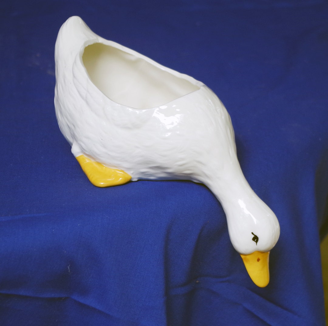 7 Inch Head Down Duck Geese Planter/ Shelf Duck - Etsy