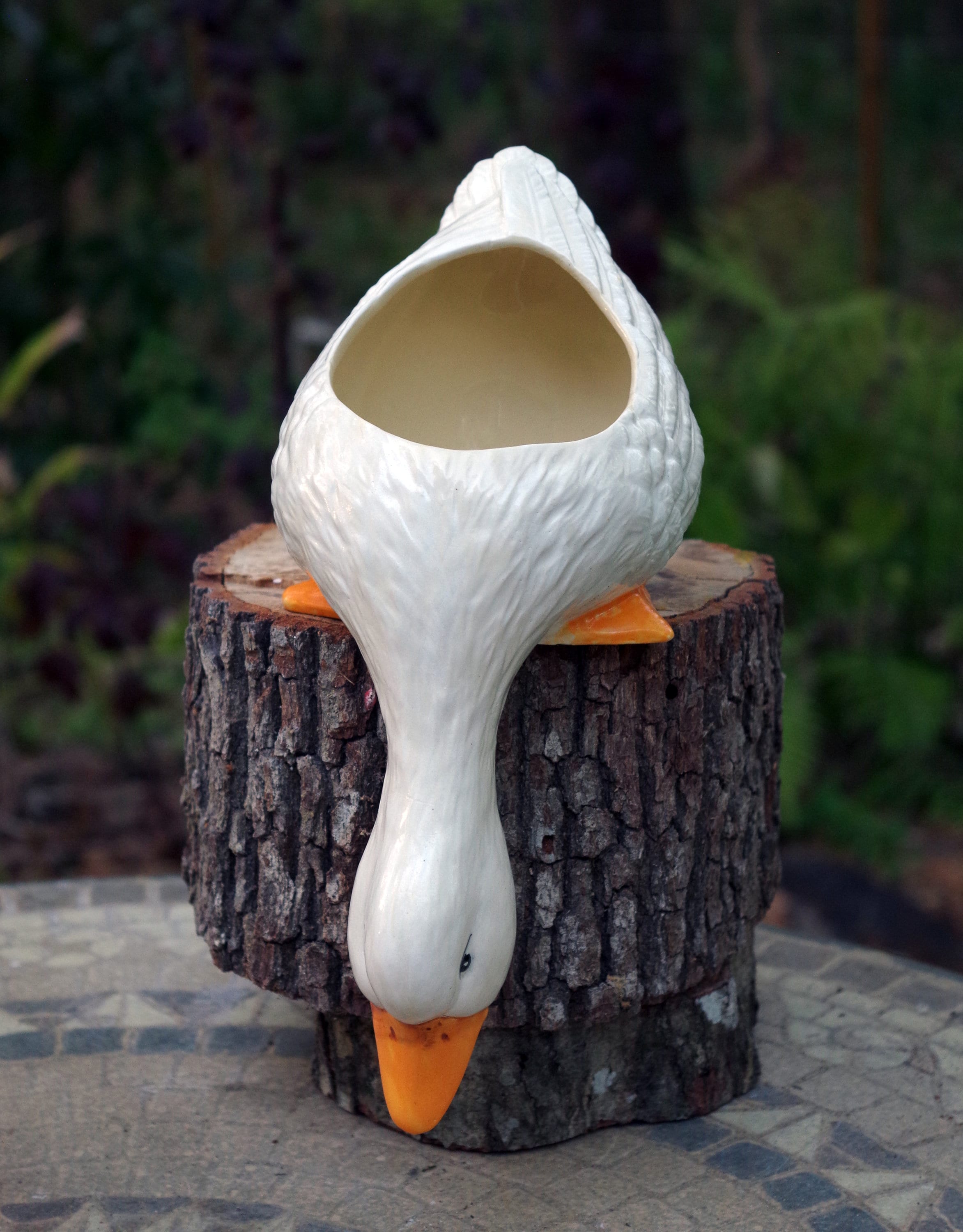 11 Inch Ceramic Shelf Duck Planter - Etsy