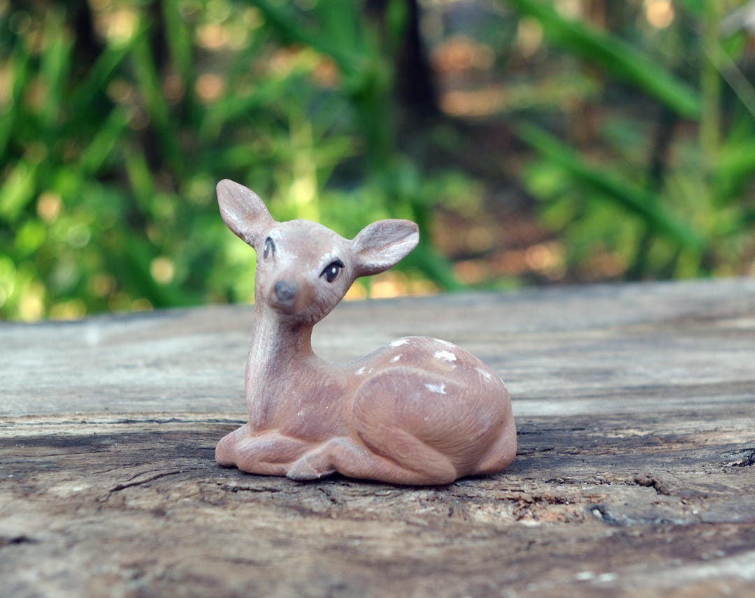 Deer Fawn Left Face Hand Painted - Etsy