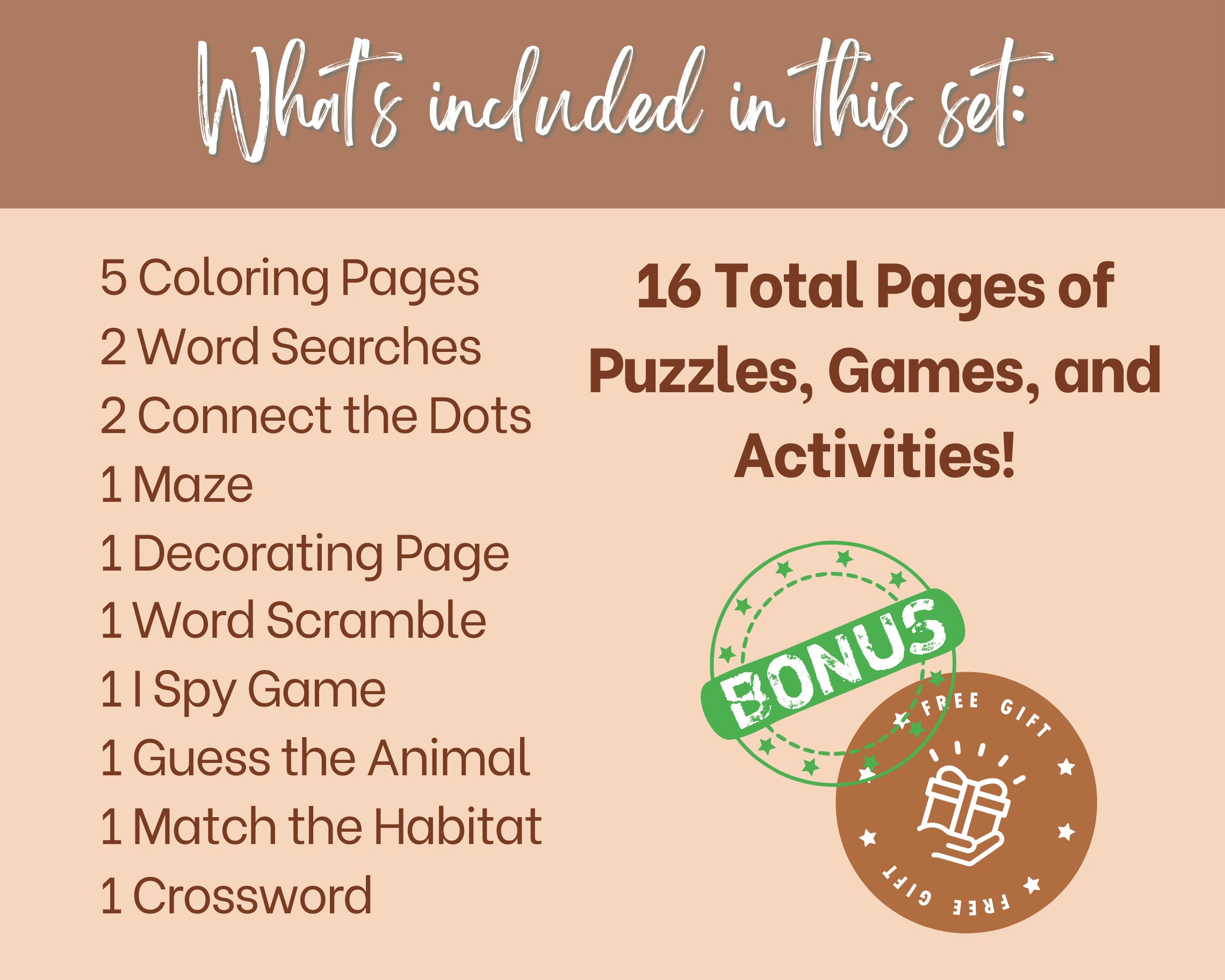 Zoo Activity Book for Kids, Zoo Animal Word Games and Activities, Zoo ...