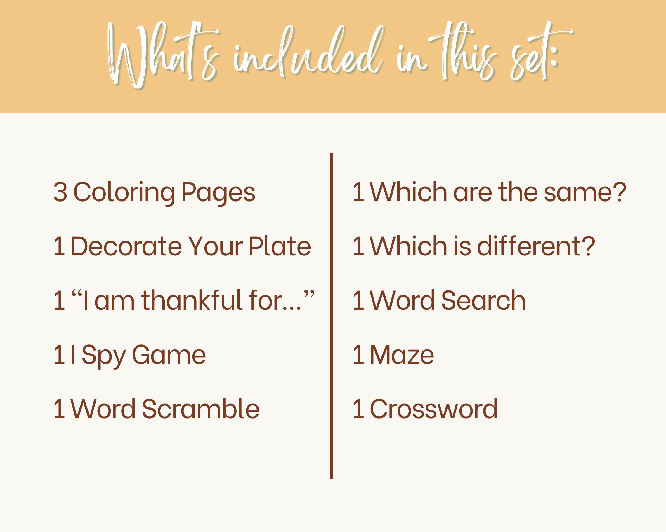 Thanksgiving Activity Book, Fall Themed Puzzles and Games for Kids ...