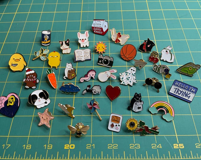 Random Enamel Pins - Etsy