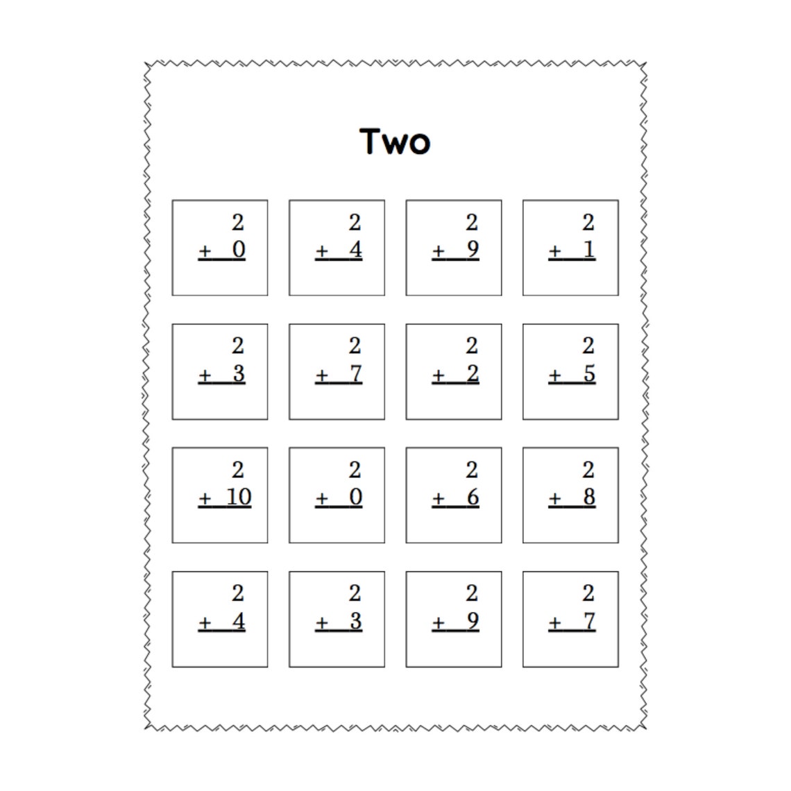 22 Printable Addition Math Worksheets With Answer Keys - Etsy