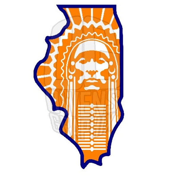 University of Illinois Svg - Etsy