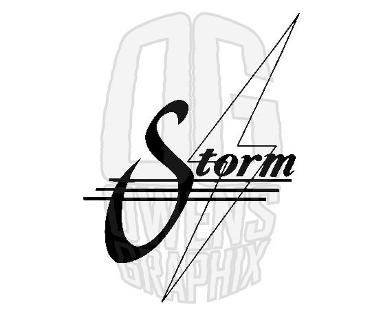 Salt Fork Storm Classic Logo SVG DXF Pdf Jpg Png, Svg, Digital, Sports ...