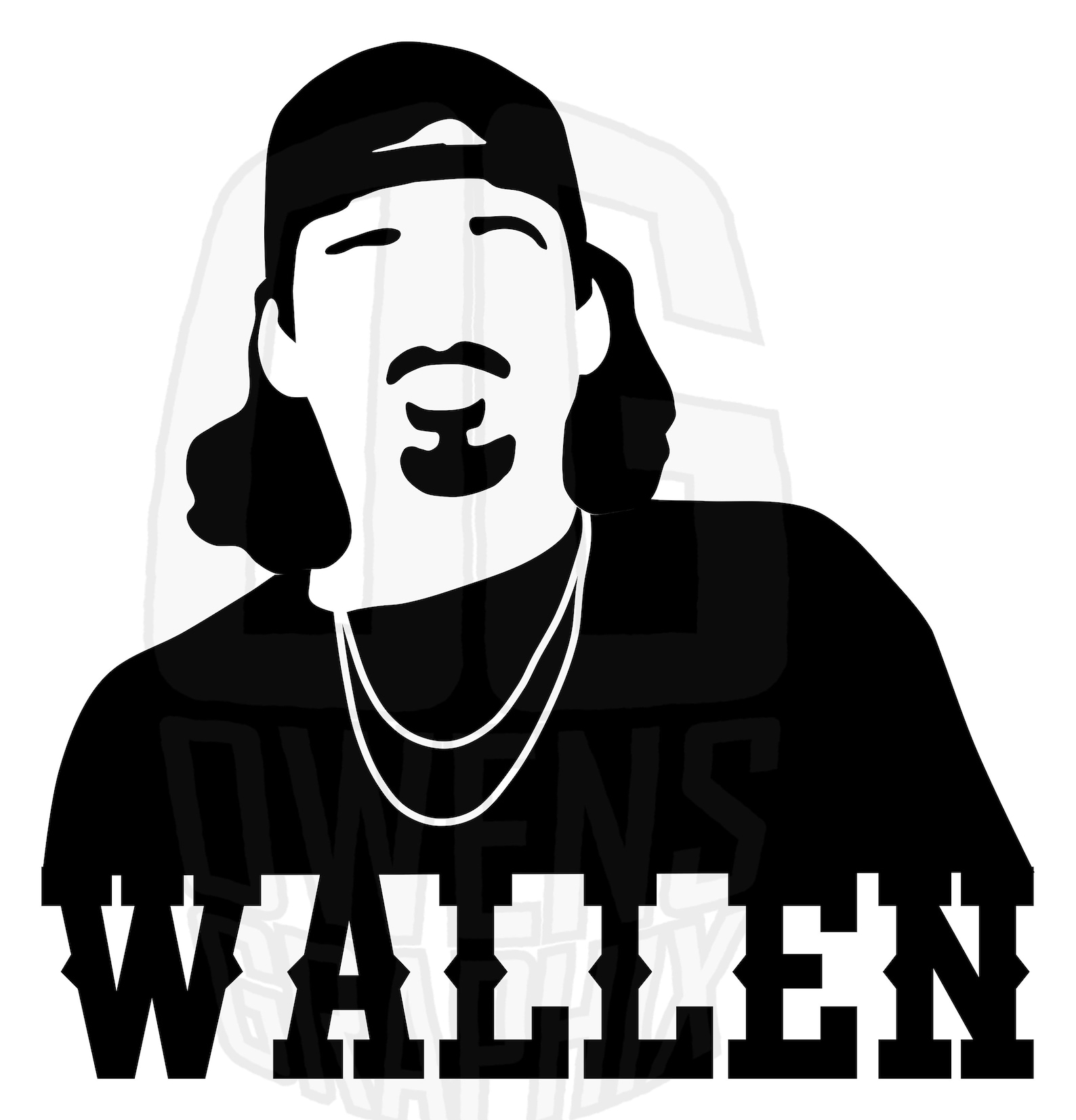 Wallen Cartoon Black and White Image SVG DXF PDF Jpg Png, Svg, Digital ...