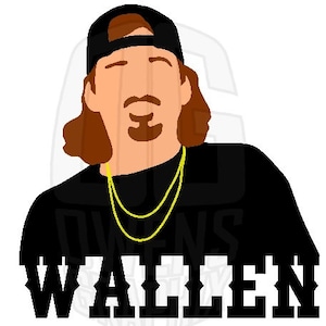 Wallen Cartoon Color Image SVG DXF PDF Jpg Png, Svg, Digital File ...