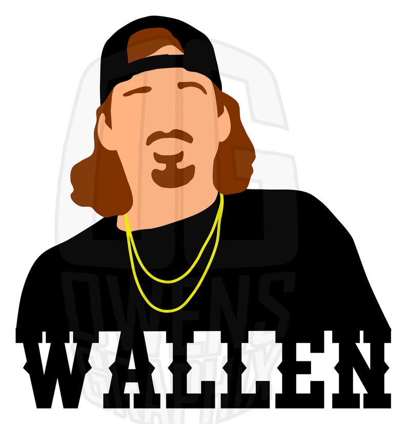 Wallen Cartoon Color Image SVG DXF PDF Jpg Png, Svg, Digital File ...