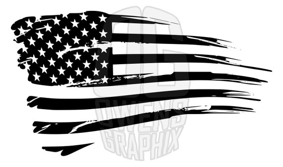 Torn Flag Drawing