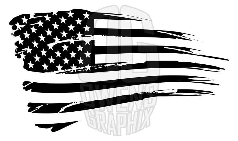 Torn American Flag SVG DXF PDF Jpg Png, Patriotic Svg, Digital Files ...