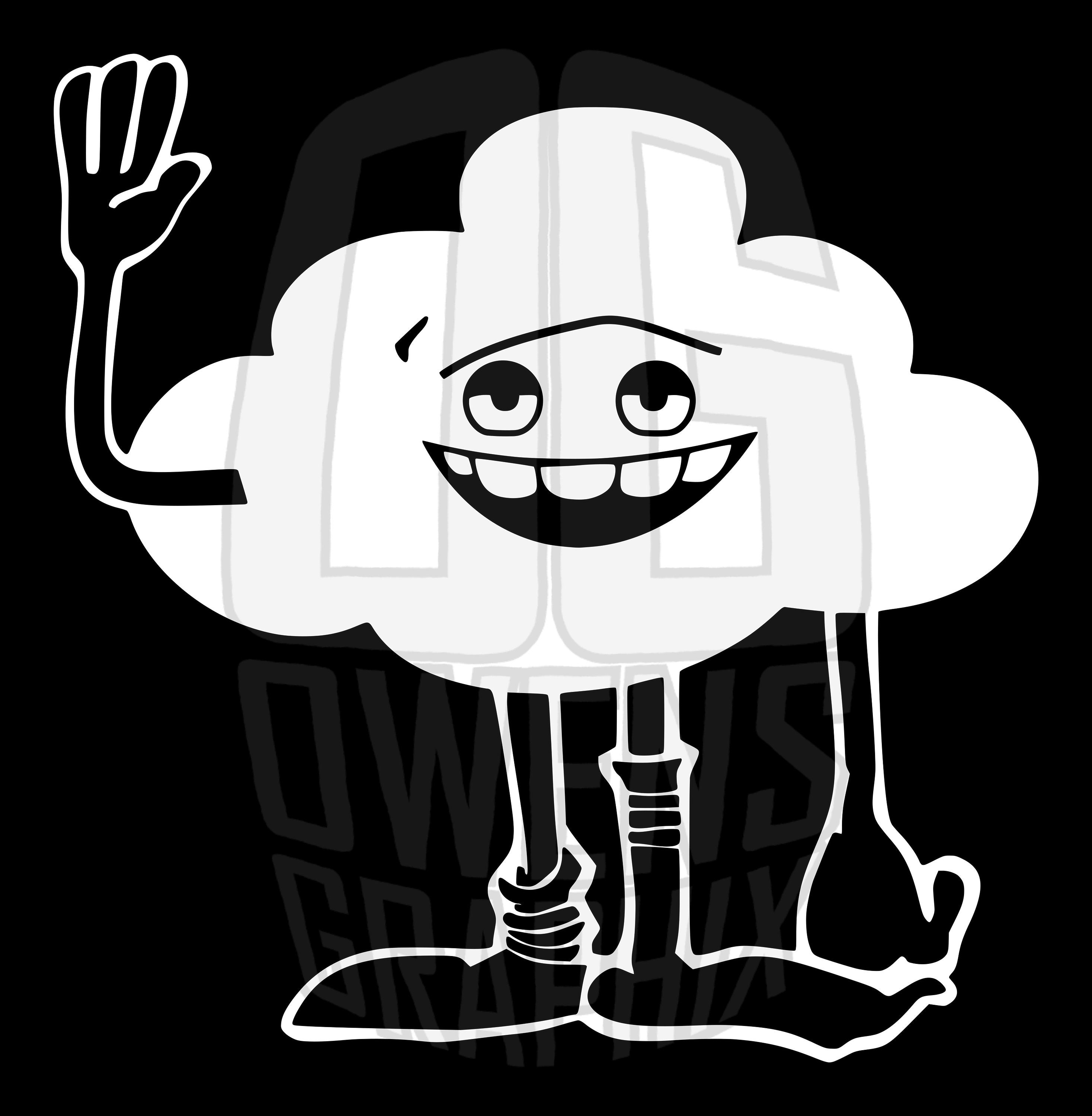 Trolls Cloud Guy Character SVG DXF PDF Jpg Png, Svg, Digital File ...