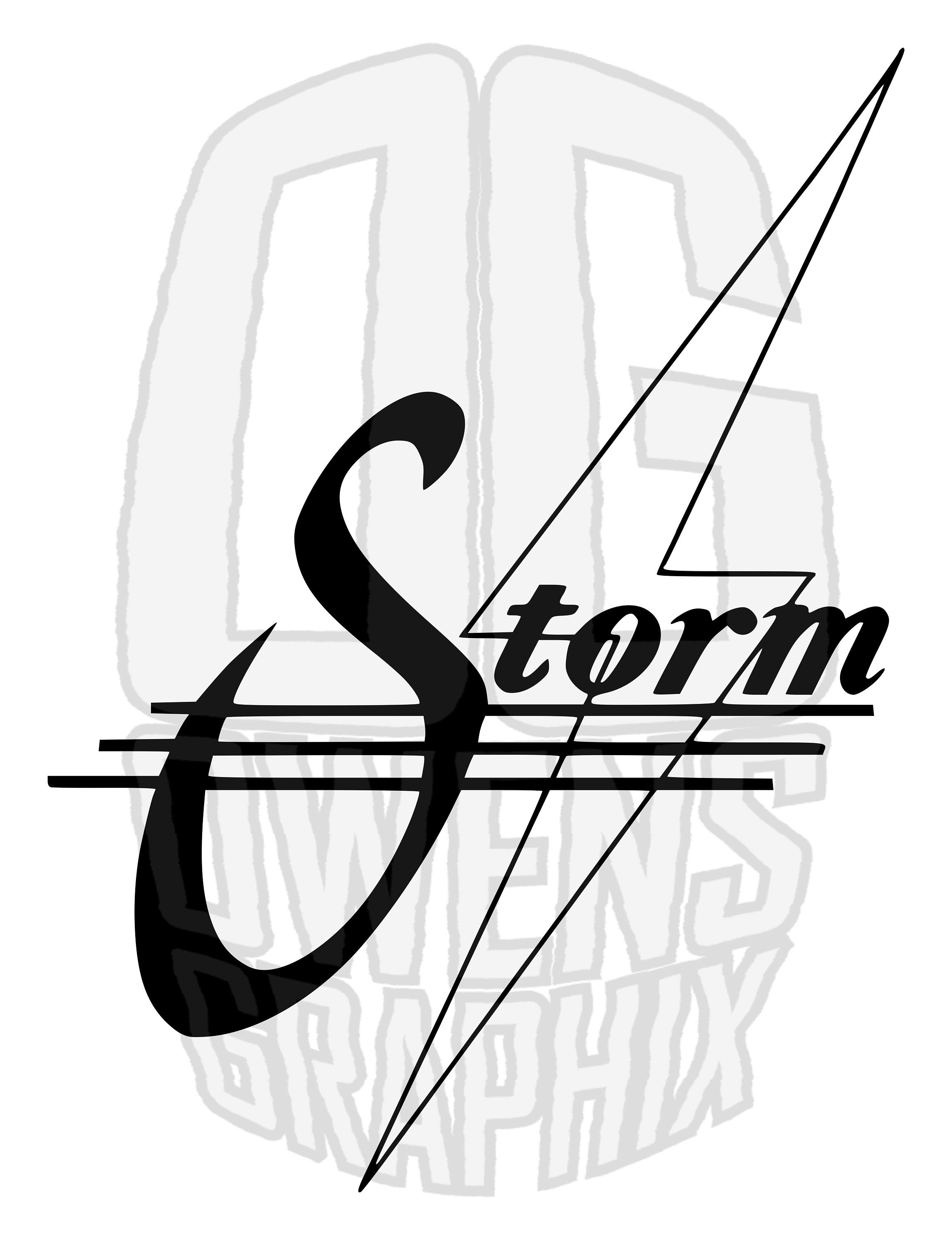Salt Fork Storm Classic Logo SVG DXF Pdf Jpg Png, Svg, Digital, Sports ...